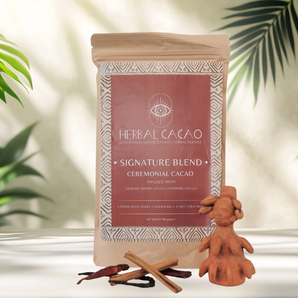 Signature Blend Ceremonial Cacao 500g | Ceremony Use – Herbal Cacao