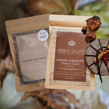 Winter Bundle - Ceremonial Cacao Ritual Set | Herbal Cacao